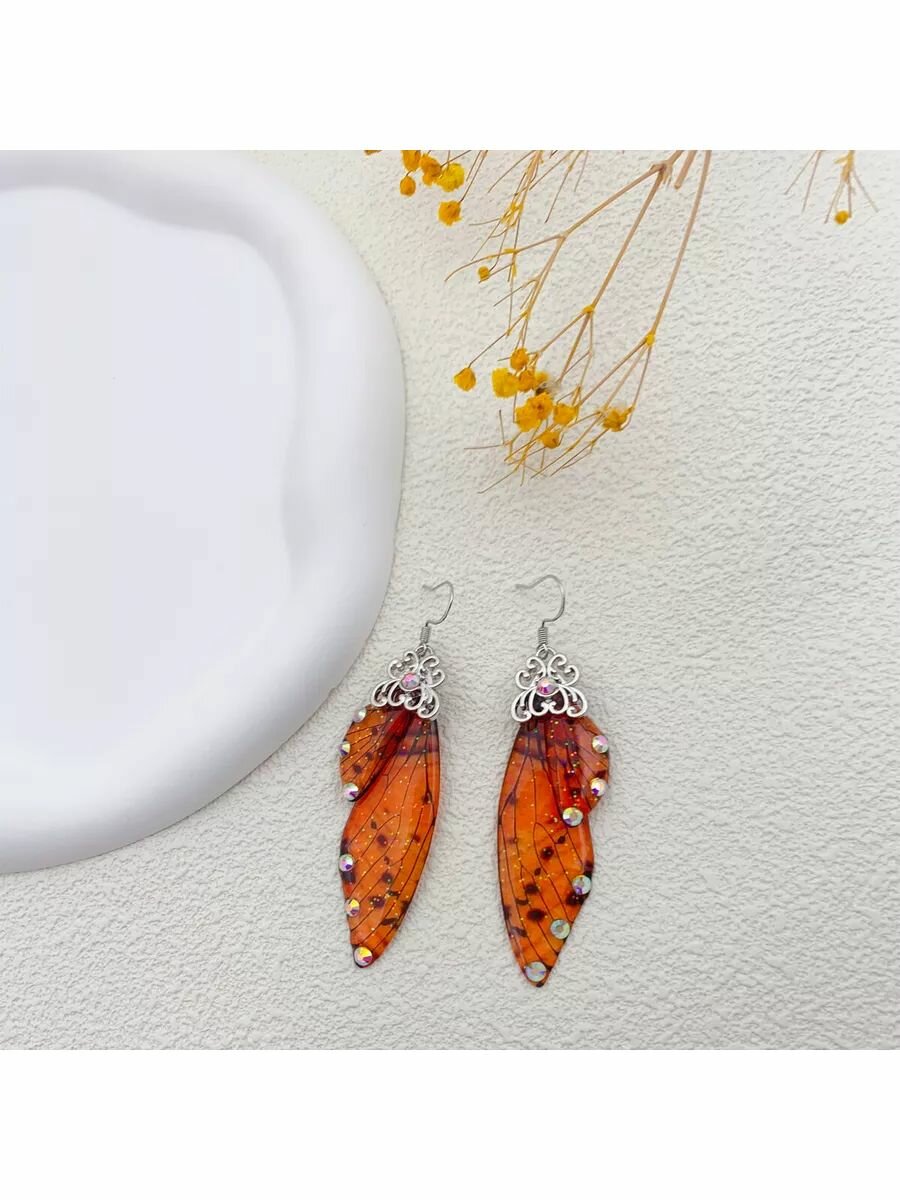 Серьги, искусственный камень