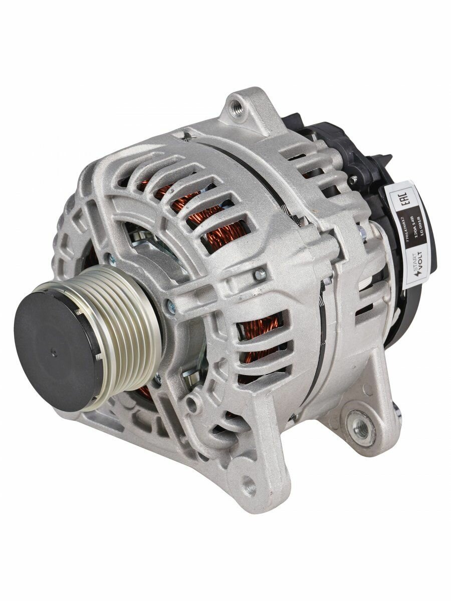 Генератор для а/м Renault Logan (07-)/Duster (11-) 1.6i 120A (LG 0918), STARTVOLT LG0918