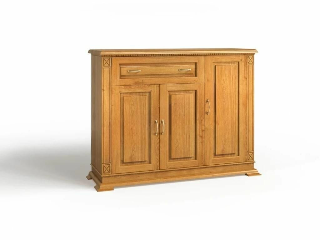 Комод Верди №149 из Массива сосны, 1 ящ, 120х45х100 см, классический орех 2