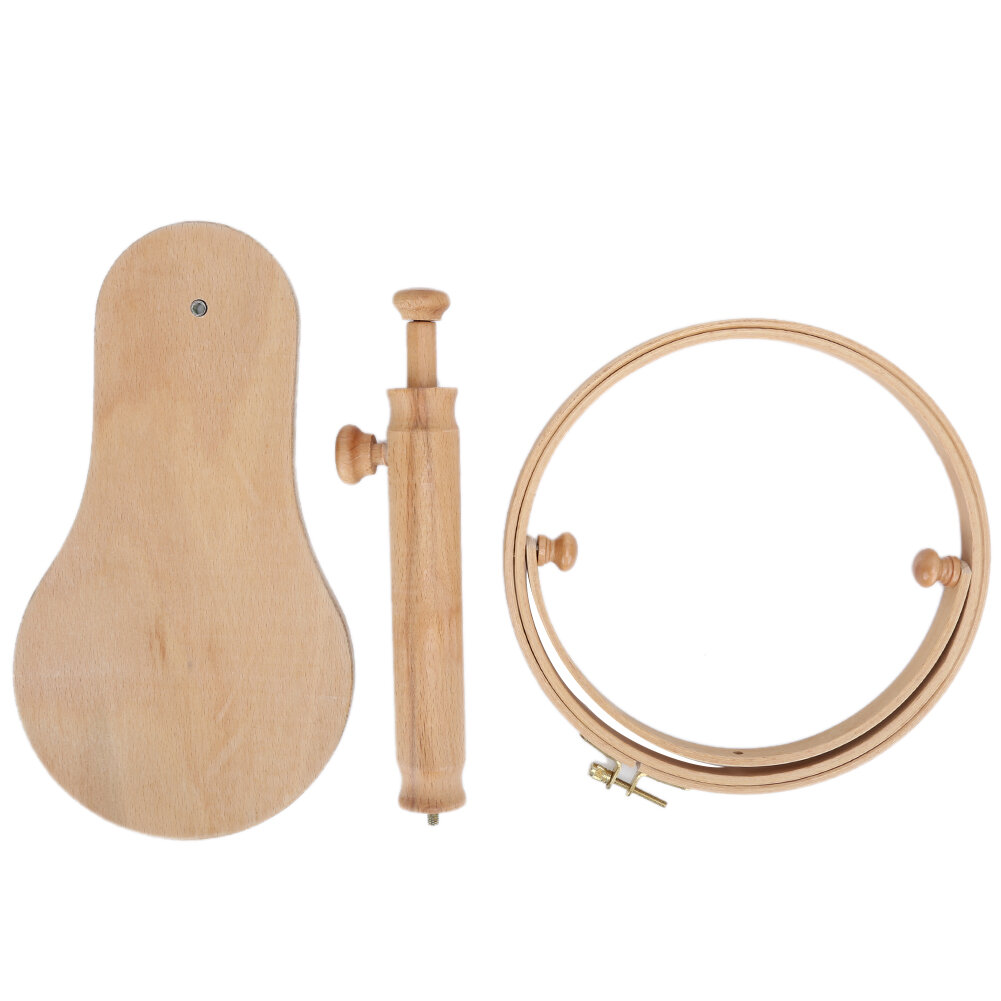 Круглая ПяльцаПодставка Держатель для Вышивки Портативная Деревянная Оснастка для Вышивания Крестом