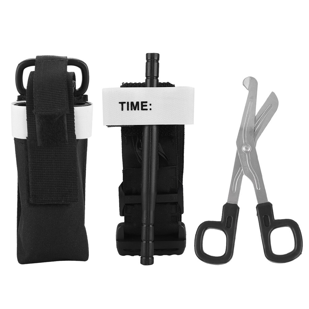 Emergency Buckle Kit, Quick Use Scissors Tourniquet Lightweight for Travel
