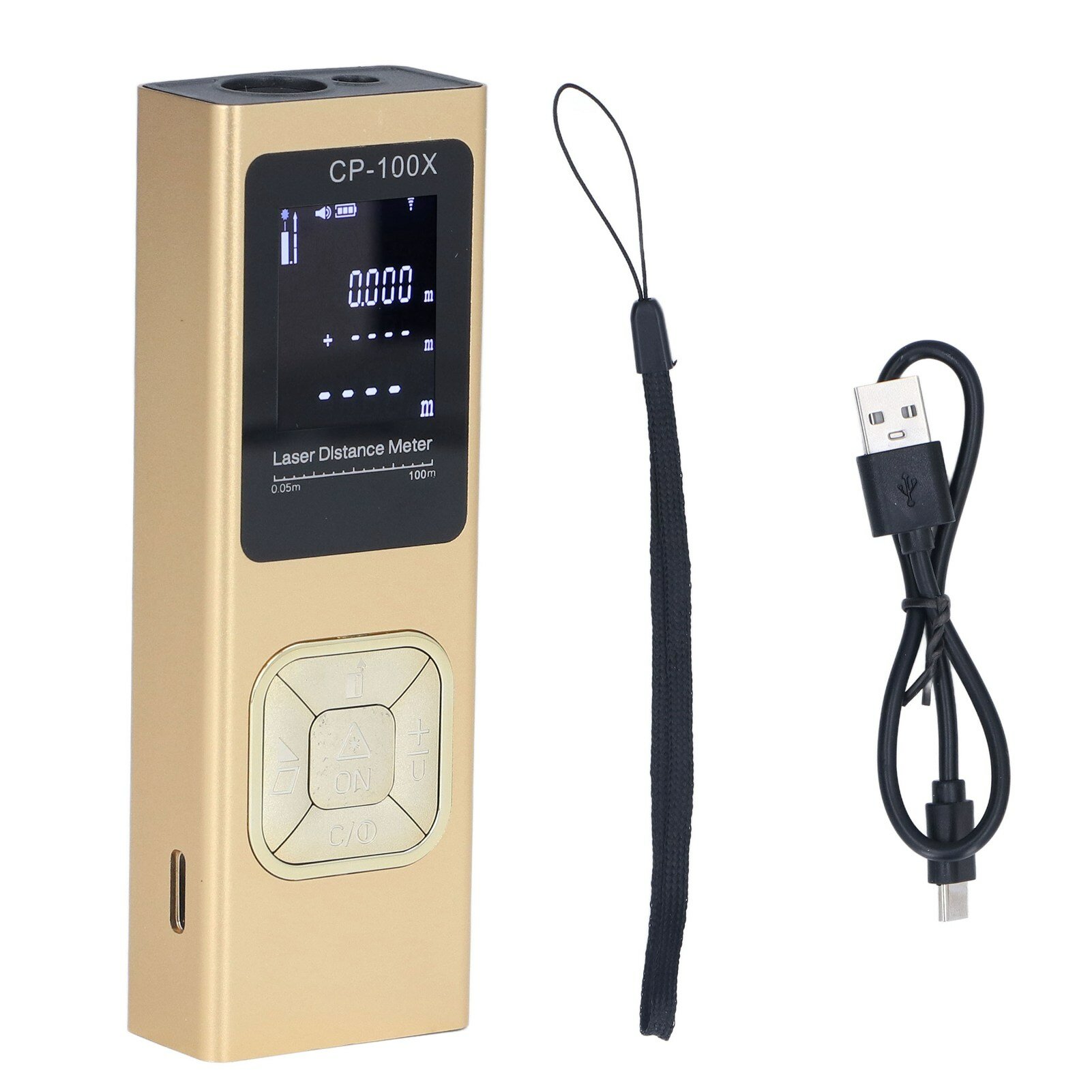 100 -метровый измеритель Ультратонкий портативные портативные электронные лазерные расстояния Устройство измерения для архитектуры
