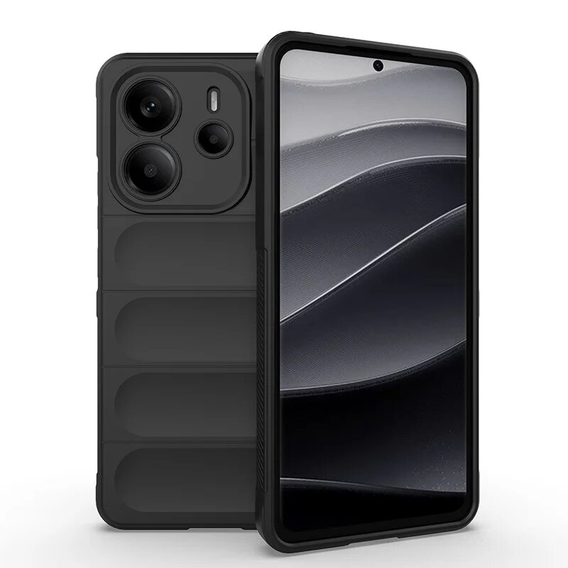 Черный чехол для Redmi Note 14 4G (163mm)