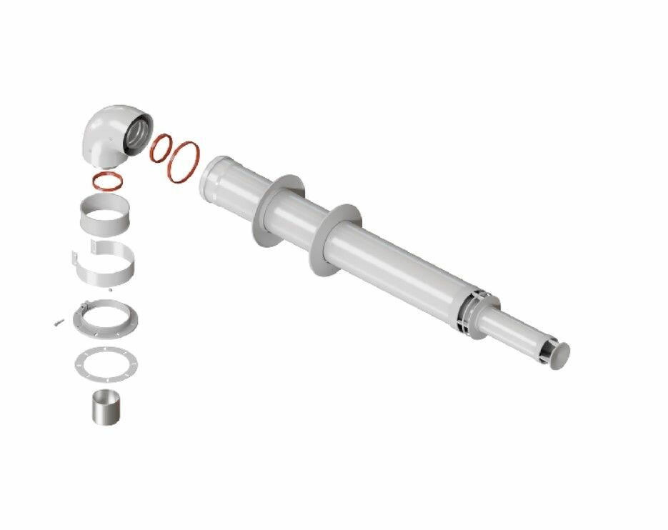 Комплект дымохода антилед Универсал 60/100 (кроме Immergas, Navien Deluxe 5/100 стар)