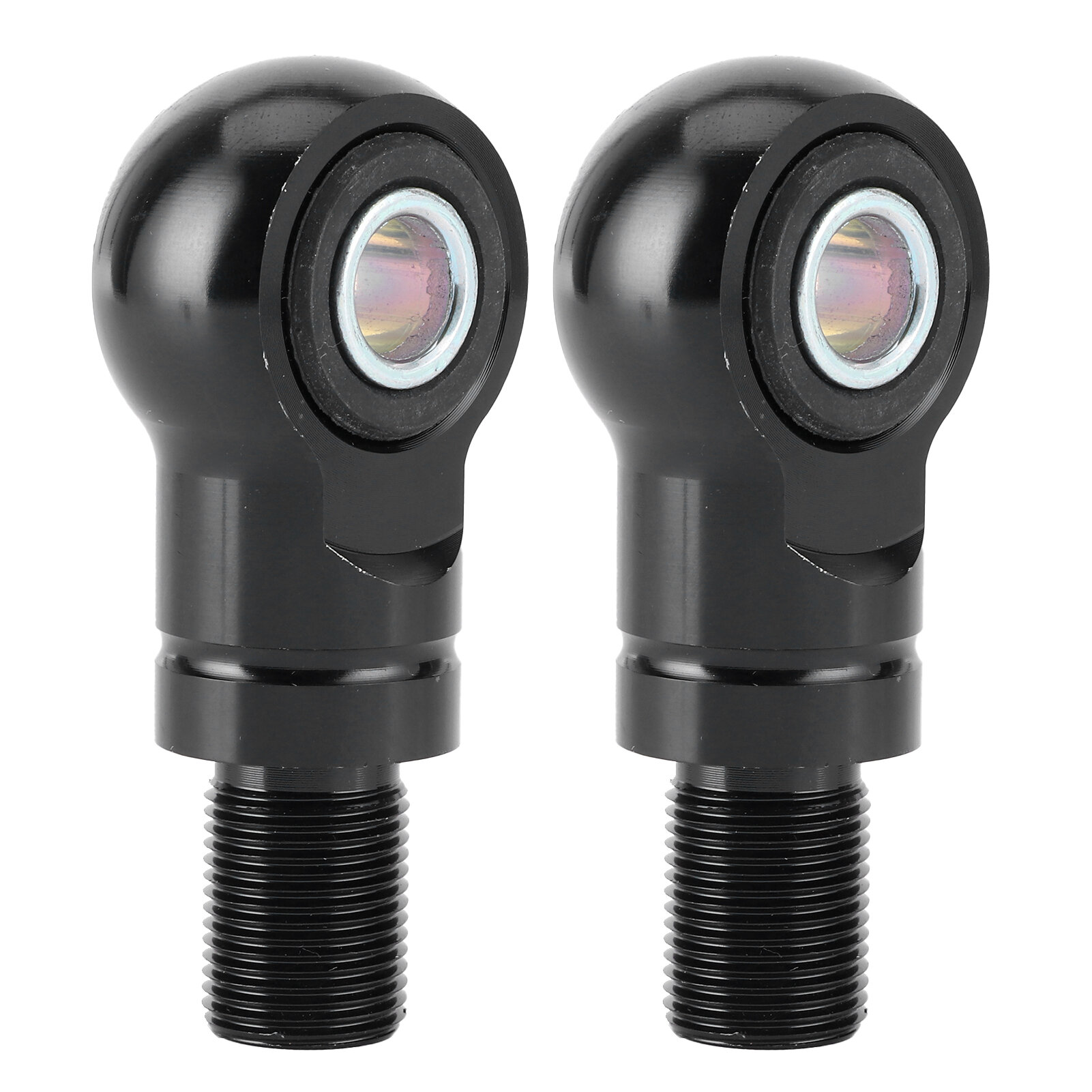 Пара Адаптеров Воздушного Амортизатора с отверстиями 10 мм, Увеличивающих Высоту Амортизатора для мотоциклов-квадроциклов по бездорожью (TypeA Черный 75 мм/3 дюйма)