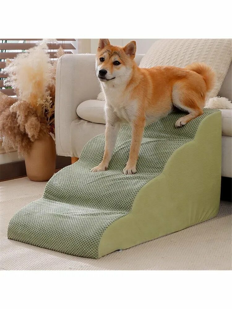 Лестница Pet Stairs, для домашних животных, нескользящая, съемные ступеньки, гипоаллергенная