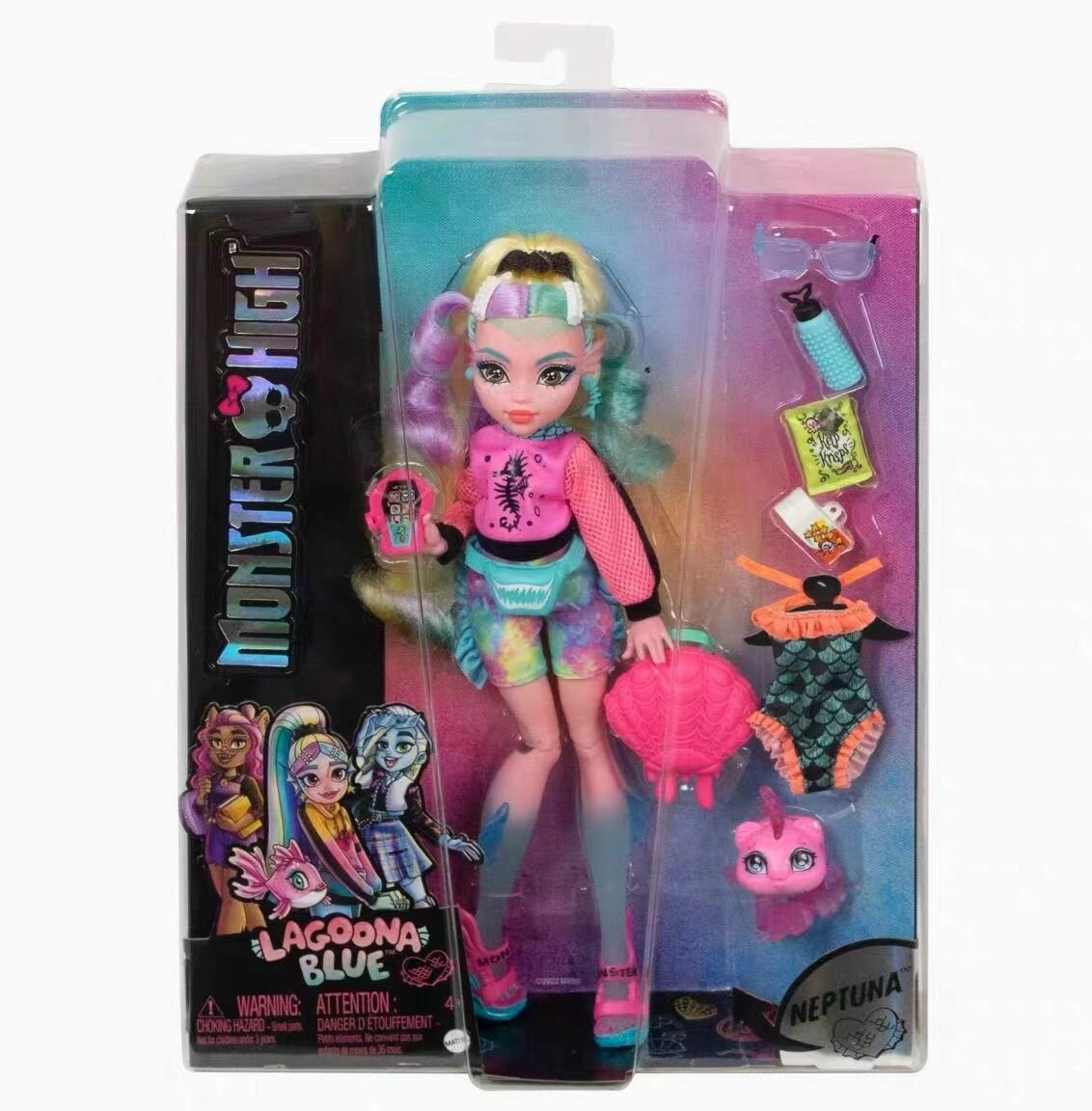 Кукла Monster High/Lagoona Blue/25CM/Подарок для девушки