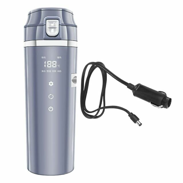 Чайник автомобильный от прикуривателя 12в 24в 50-100W 500ml