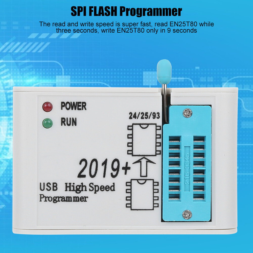 Программатор EZP2019 USB 2.0 для SPI FLASH 12Мбит/с — фото 1
