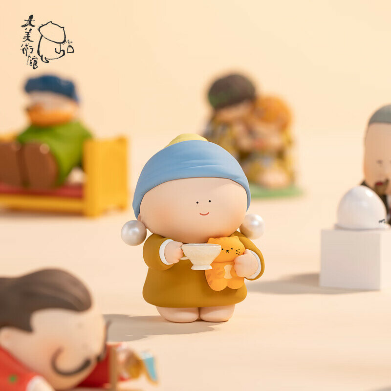 Damei Art Museum, Famous Artists Blind Box Trendy Toy, Cute Desktop Decoration, Figurine, Birthday Gift for Children, Girls, And Boys