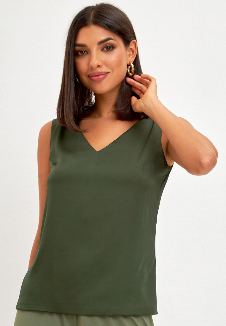 Топ шелковый двойной Mona