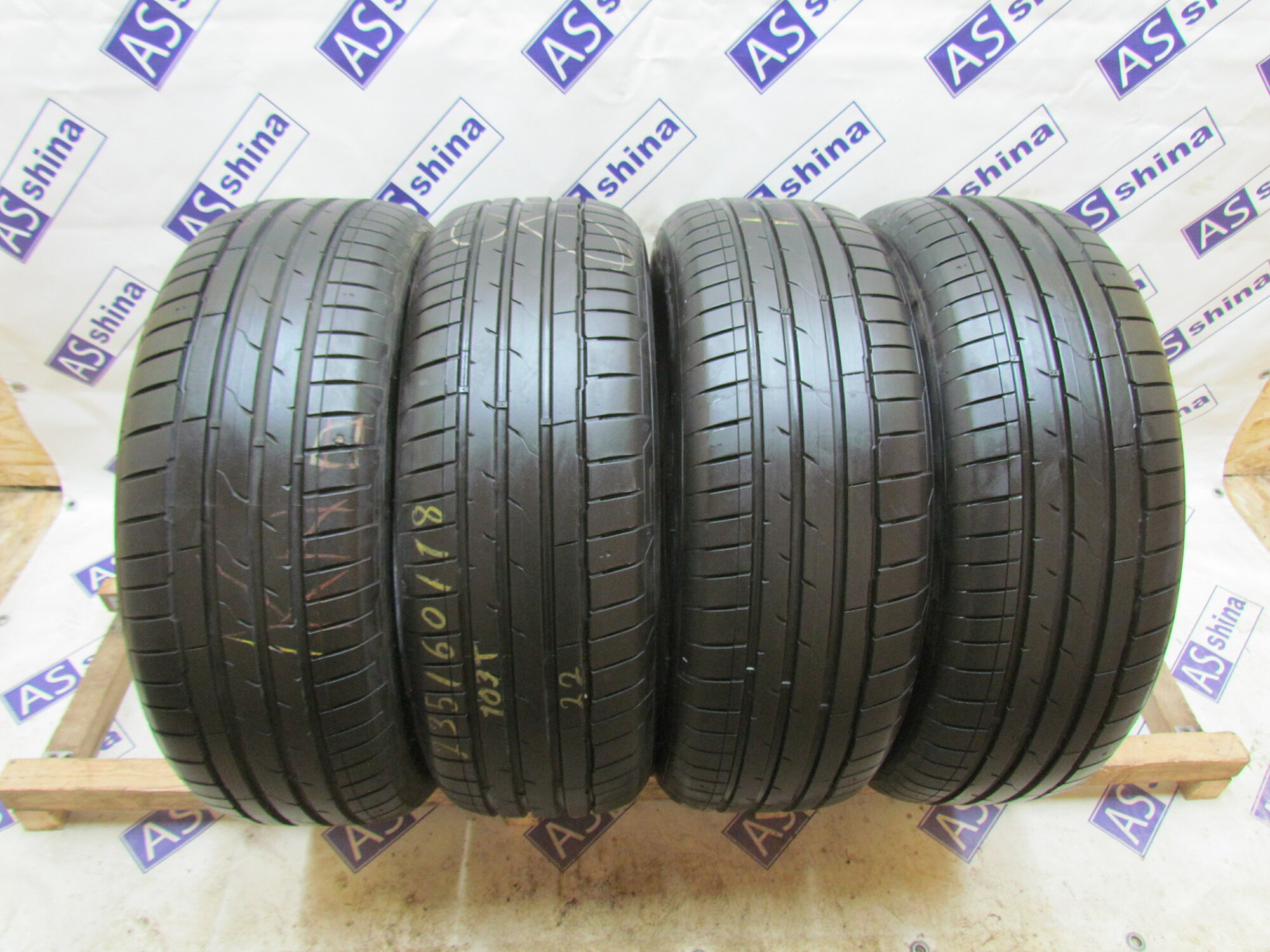 Hankook Ventus S1 Evo3 EV K127E 235 60 R18 летние БУ шины 5-10% износ , артикул 0024261