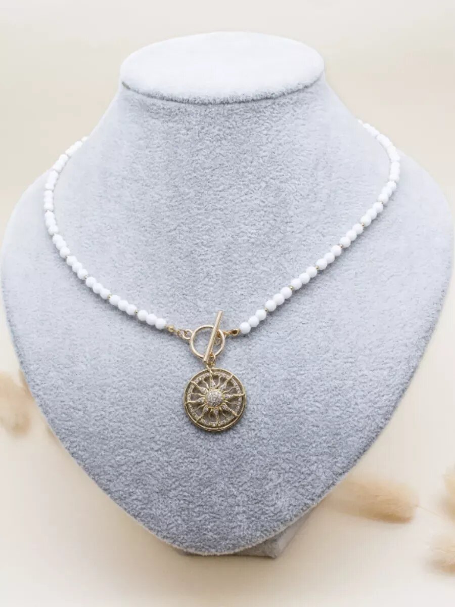 Колье, фианит