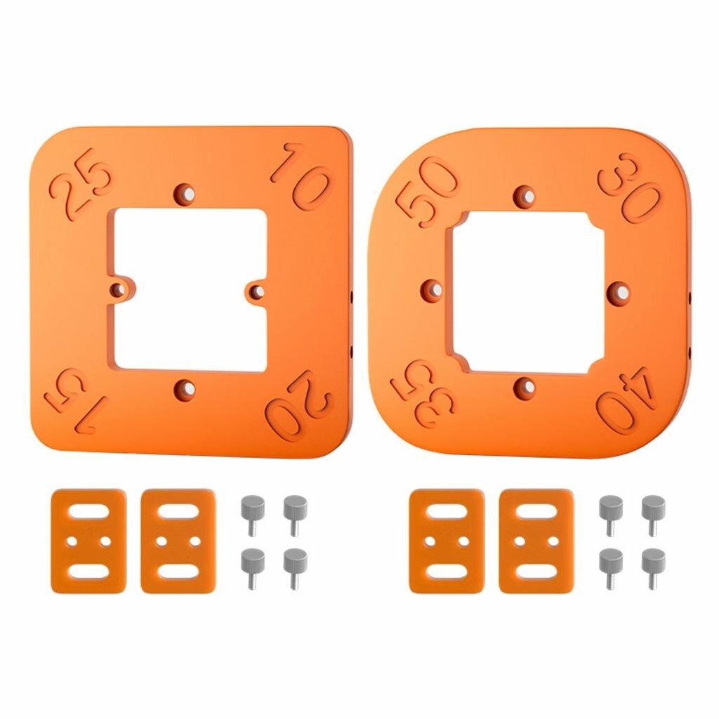 (1 комплект из 2) 4-в-1 деревообрабатывающие круглые угловые позиционирующие формы