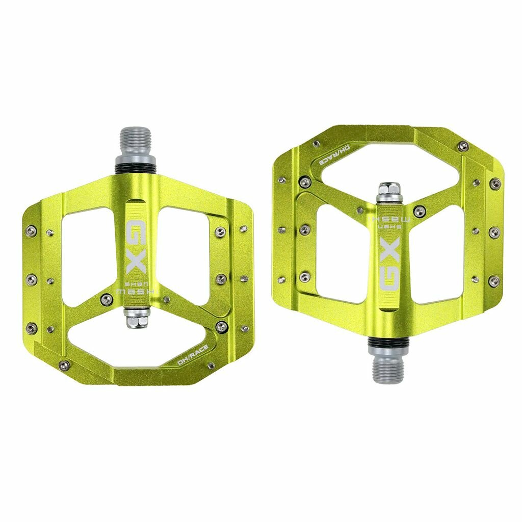 Тонкая плоская педаль для горного велосипеда, красная