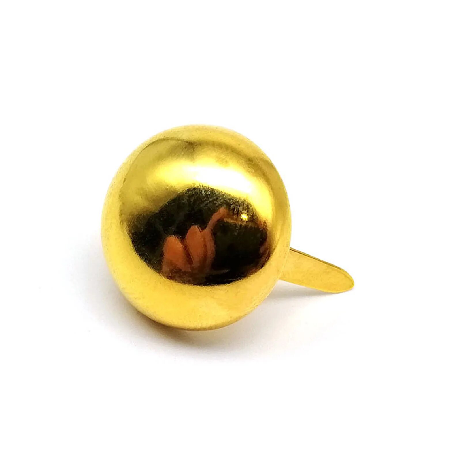 Заклепки для рукоделия HZYUEGOU из латуни head diameter 6mm, Желтый, golden