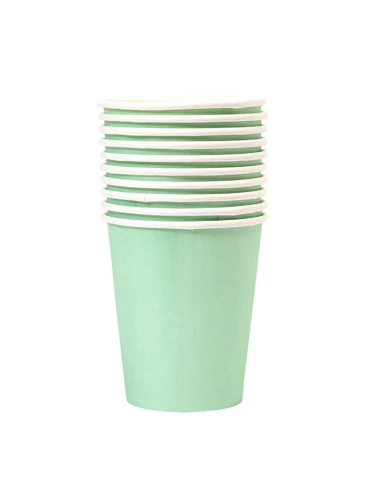 Упаковка из 10 биоразлагаемых кофейных чашек Удобная Одноразовая посуда для напитков