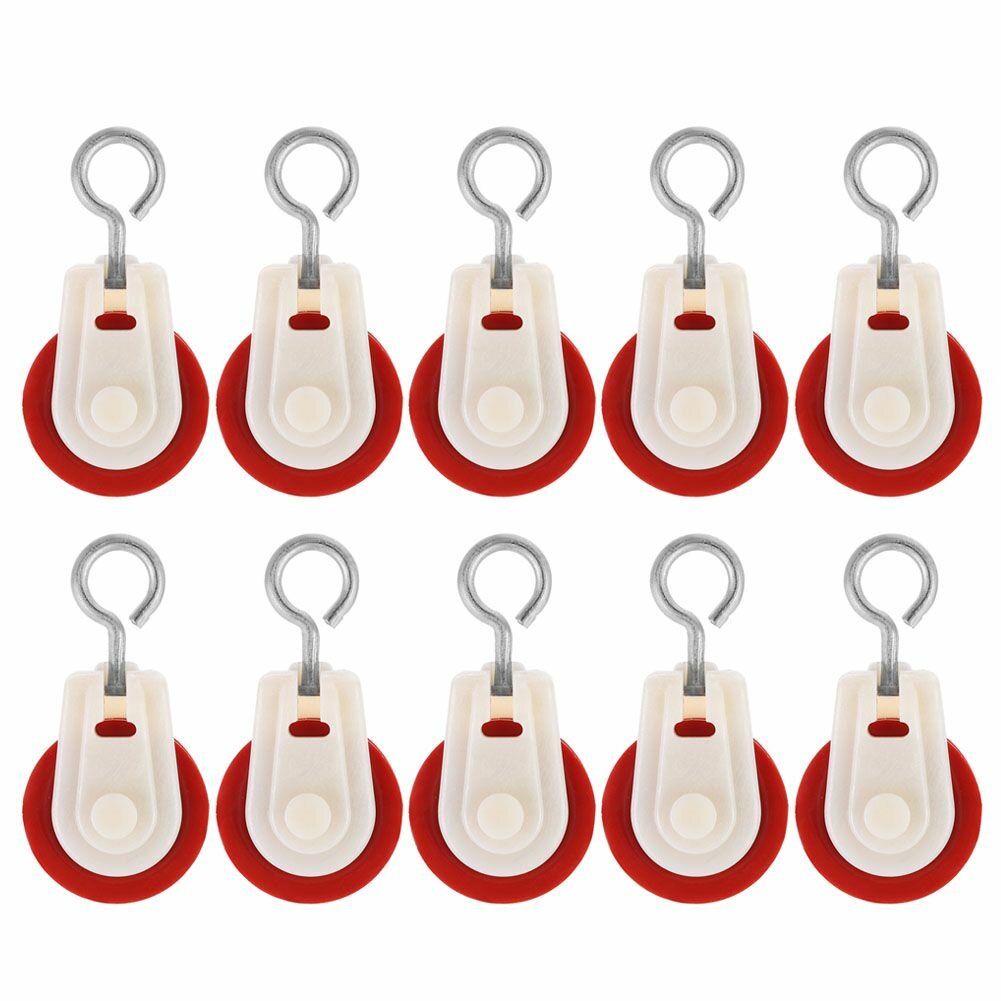 10 шт, выходной шкив для вентиляции теплицы, аксессуары для системы сельского хозяйства, прочный, 10 шт, шкив для теплицы