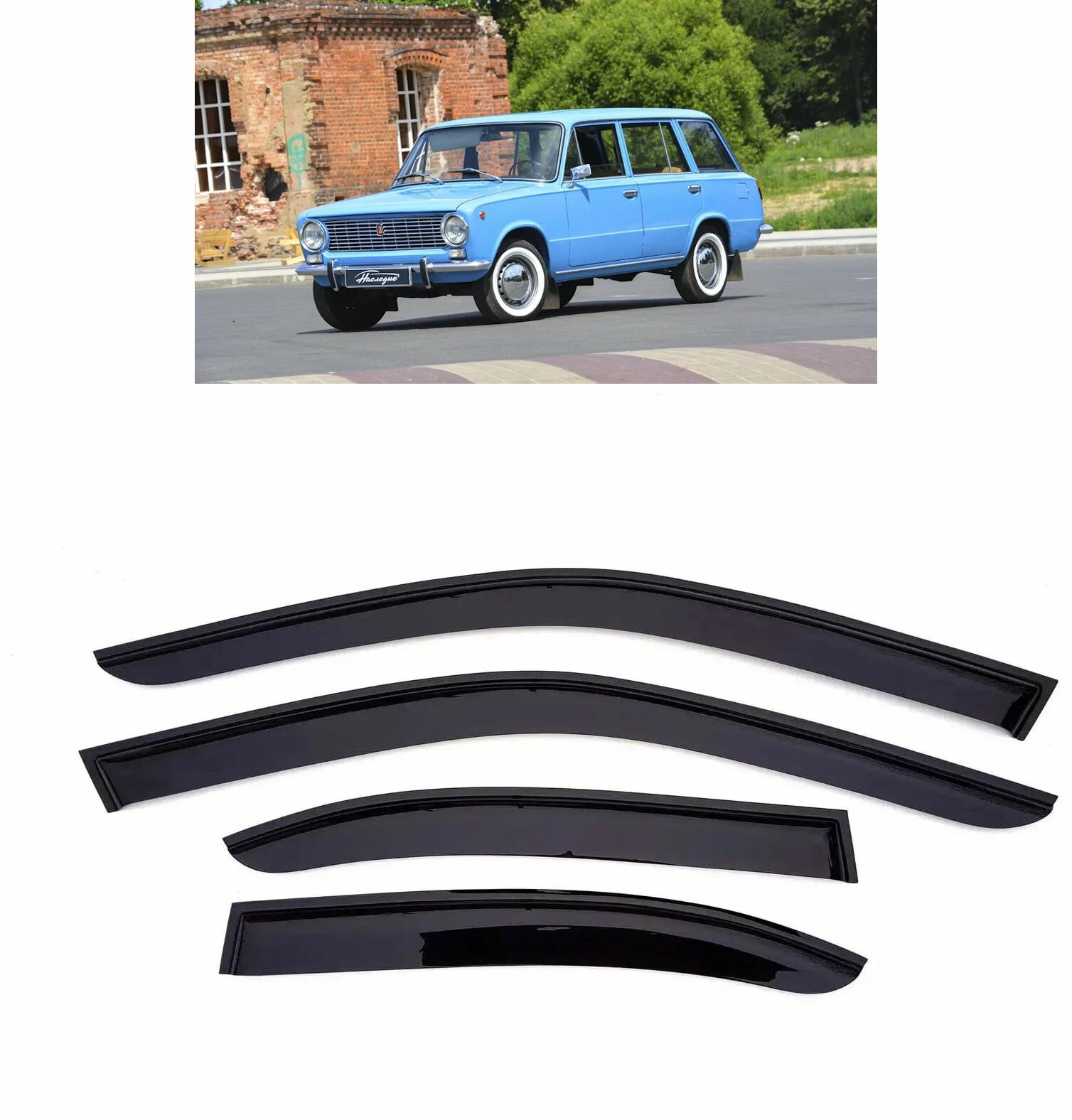 Дефлекторы боковых окон ВАЗ 2102 / 2104
