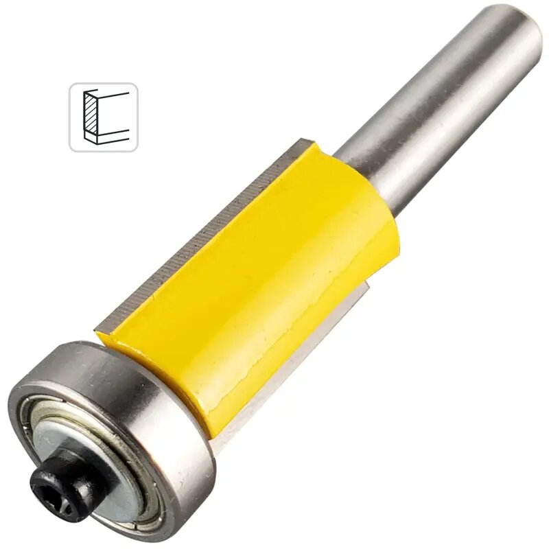 Фреза по дереву кромочная прямая 553331 15.8x26 мм хвостовик 8 мм