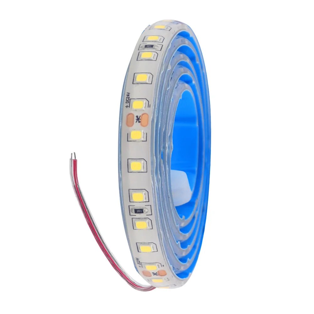 Светодиодная лента XUNATA 5м, холодный белый, 12V, IP68