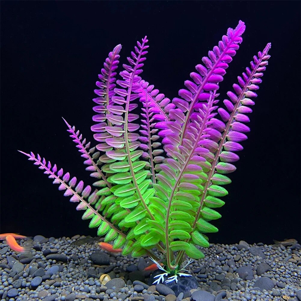 Искусственные растения для аквариума, фиолетовые, Color: 02