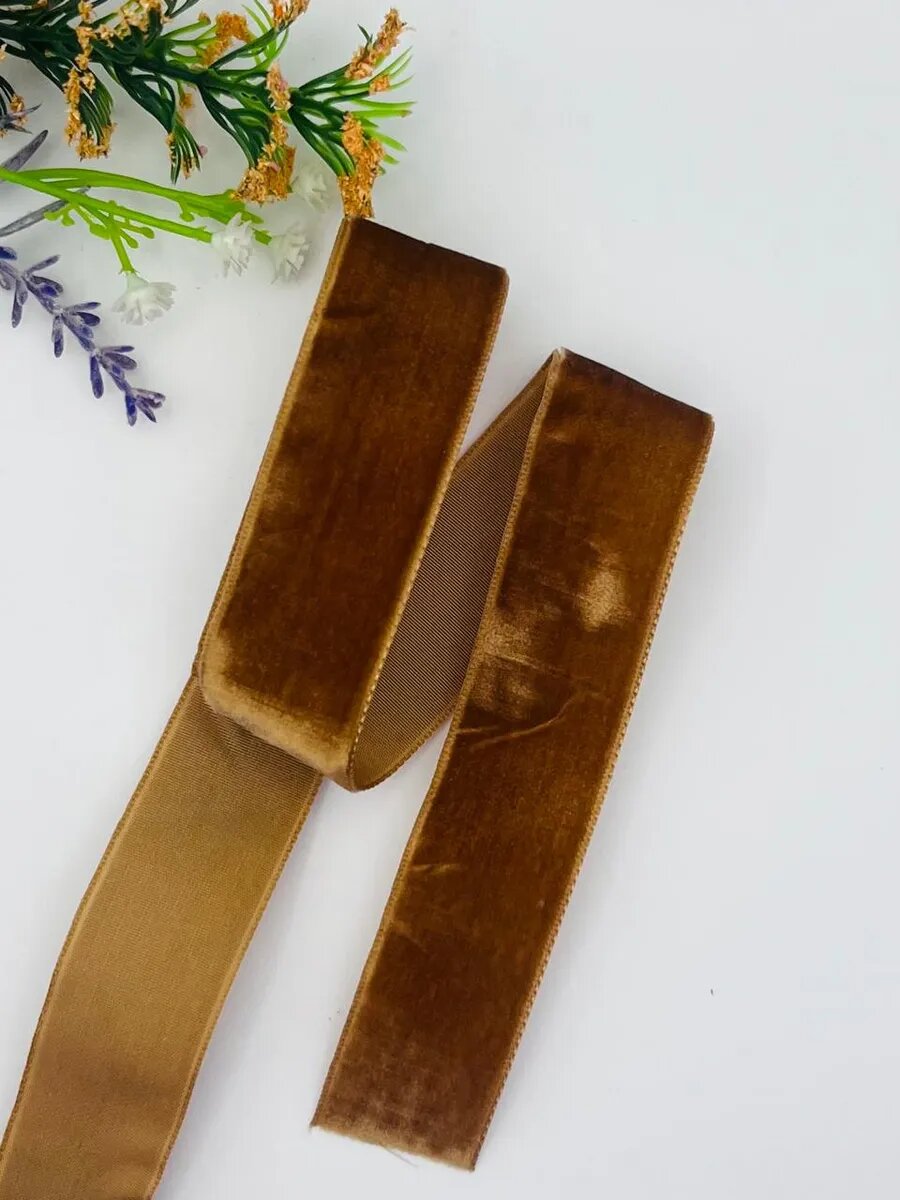 Бархатная лента Premium2,5см (4м)