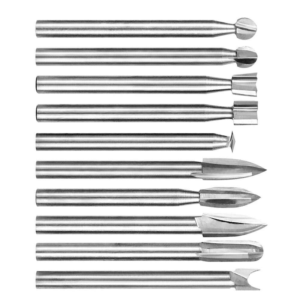 Набор из 10 электрических резцов для дерева