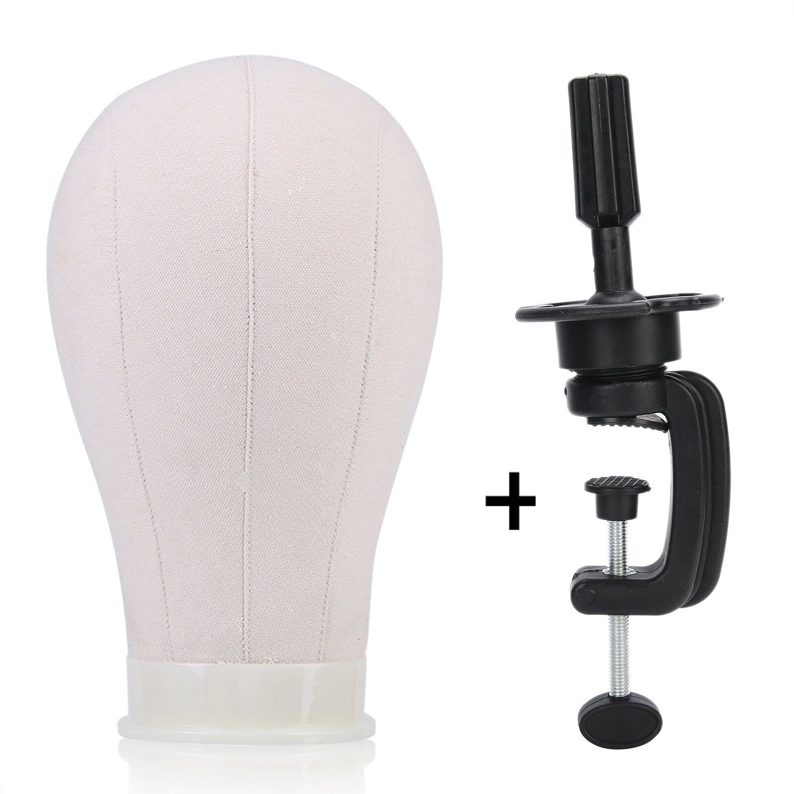 22-дюймовая голова манекена из холста для создания париков, моделей головных уборов, стенд для демонстрации моделей манекенов