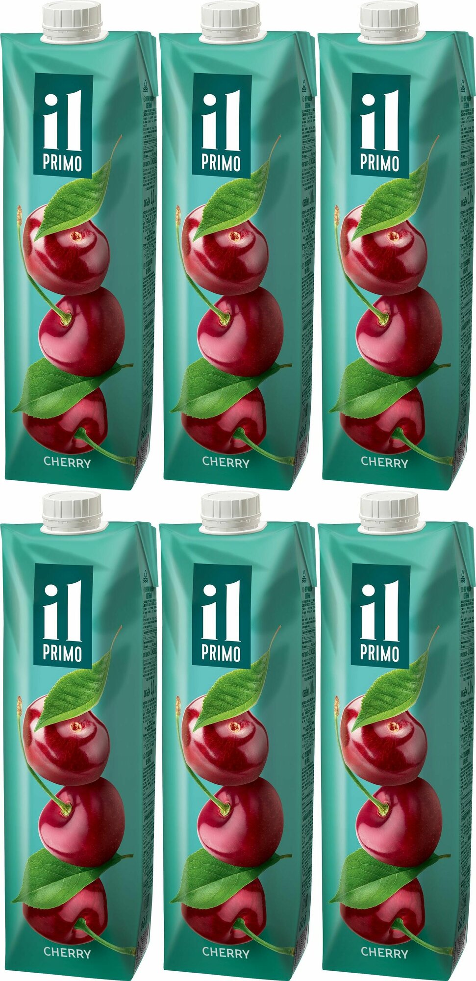 IL PRIMO Нектар осветленный Вишневый, 1 л, 6 шт в коробке