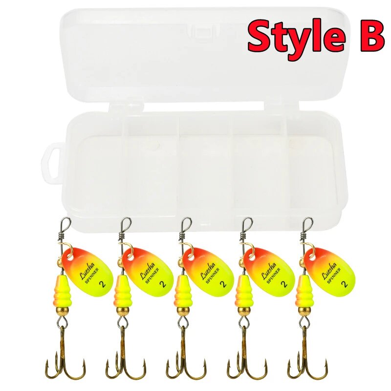 Спиннербейт металлический 5 шт. Style B