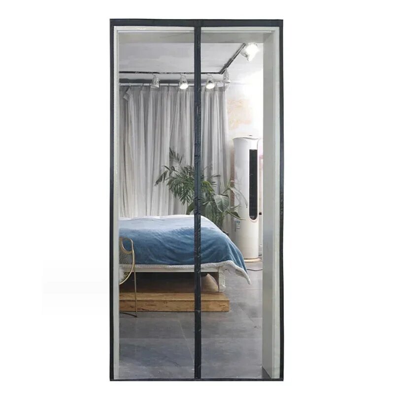 Индивидуальная москитная сетка для двери, Grey Width 170cm, Height 215cm