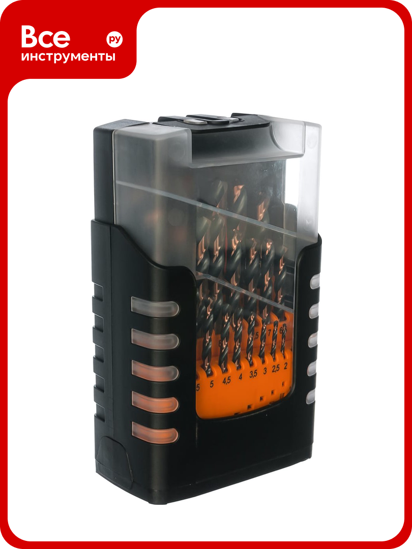 Набор сверл по металлу (25 шт; 1-13 мм) Gigant DBM 11025, 1 мм, прочные