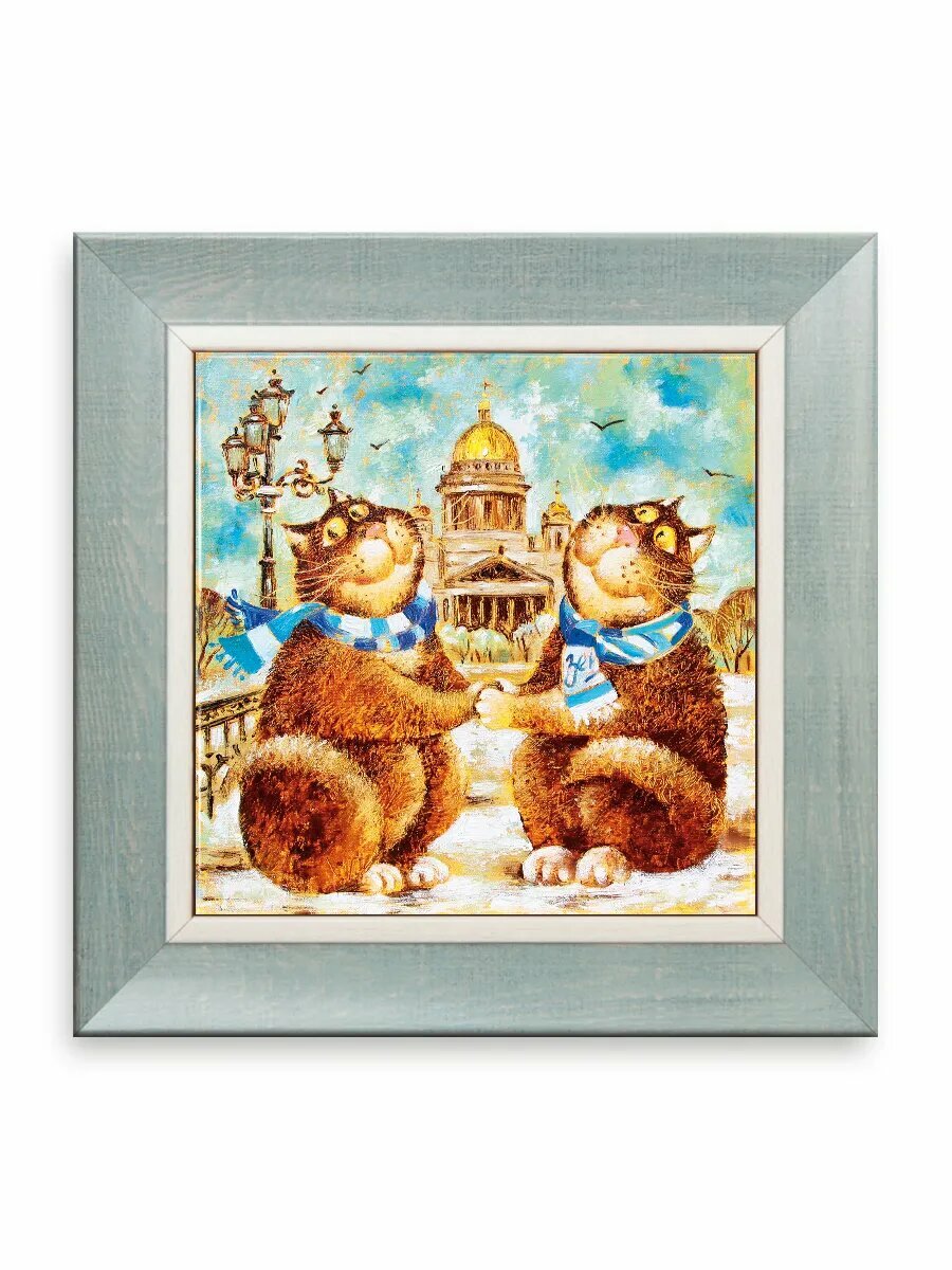 Картина на стену с Питерскими котами