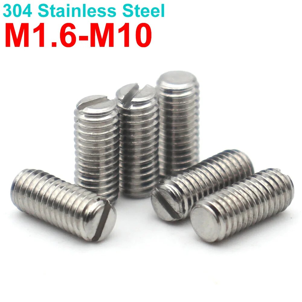 Zimir Нержавеющие винты М1.6-М10 без головки 50-2 шт M3 x25pcs, 6mm