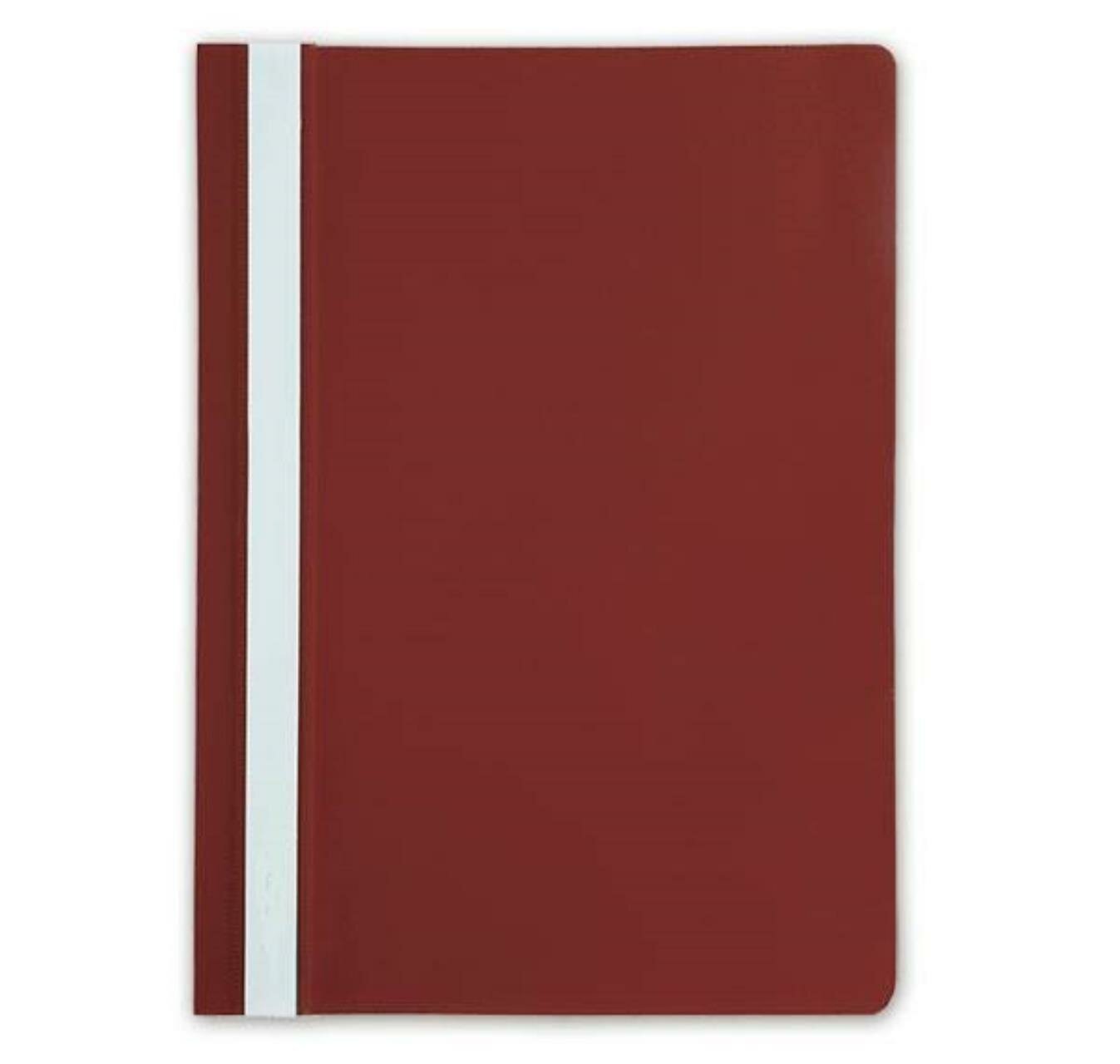 Папка скоросшиватель LITE А4 красная, пластик 110 мкм, карман для маркировки 1 шт