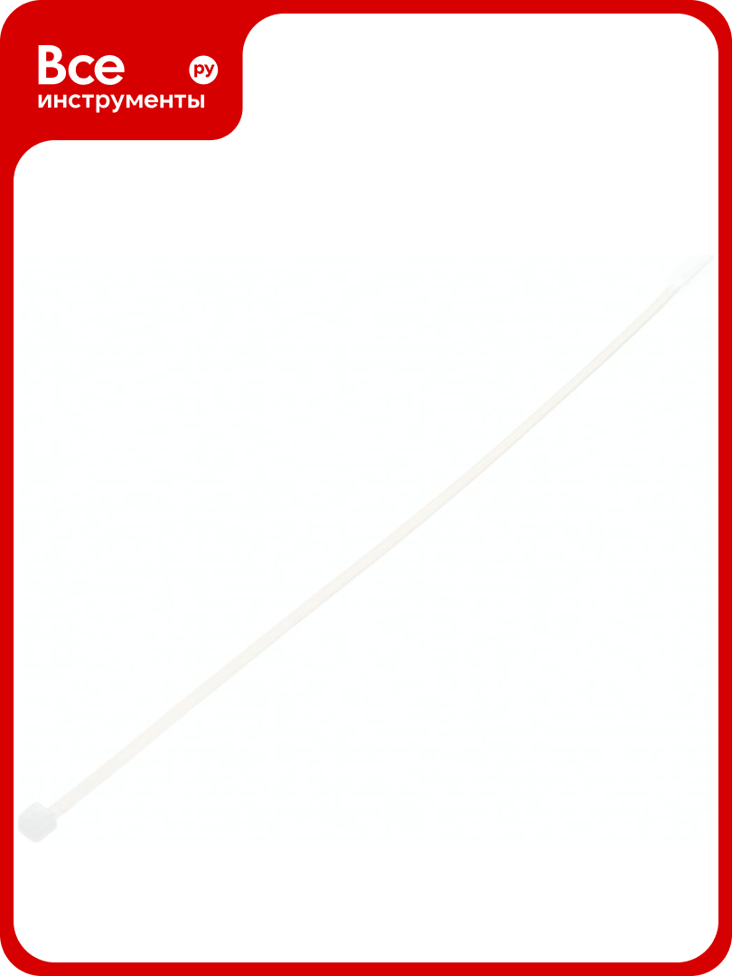 Кабельные стяжки Airline хомуты 3,6 х 300 мм, пластиковые, белые, 10 шт. ACT-N-09