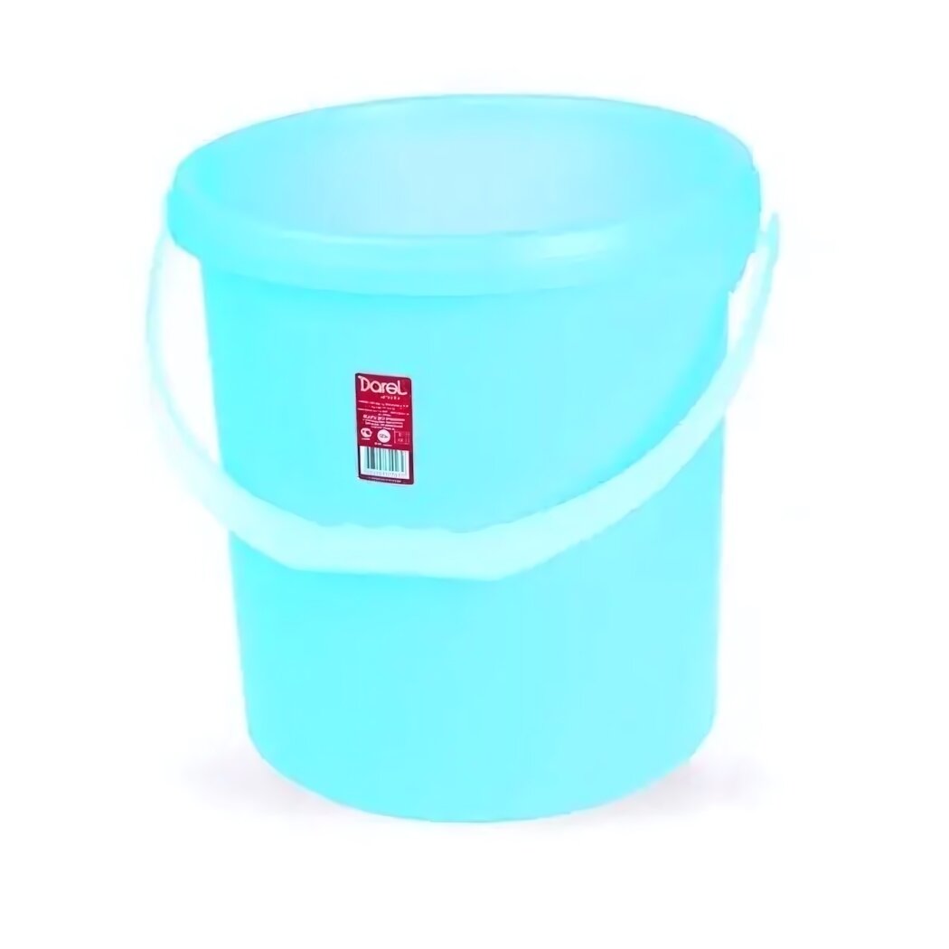 Ведро пластиковое 'Дарел' 15л без крышки, удобная ручка, цвета в ассортименте