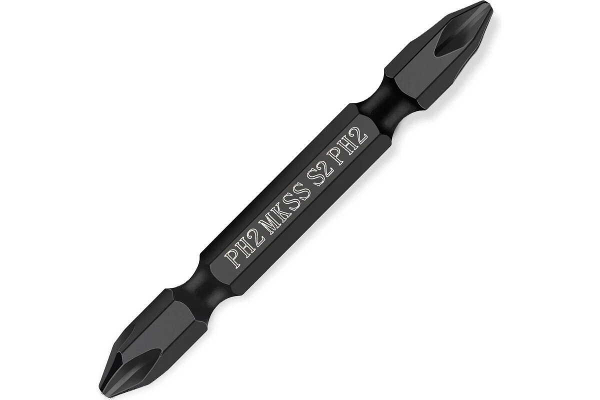 MKSS Бита магнитная двухсторонняя РН2/PH2 x65 мм набор из 10 шт MKSS MK2822
