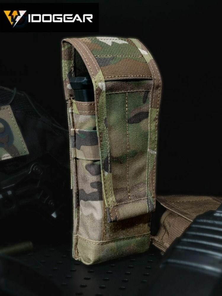 Тактический подсумок IDOGEAR для магазина 5.56 мм с креплением MOLLE, мультикам надежное хранение и быстрый доступ