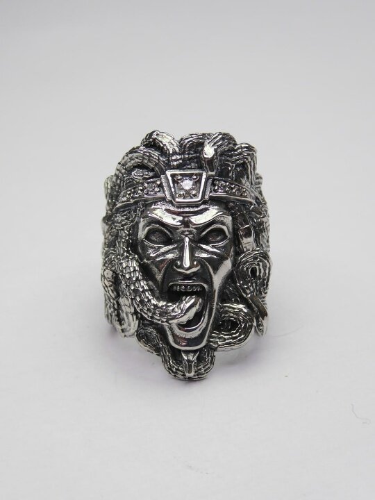 Кольцо, серебро, 925 проба, чернение, фианит