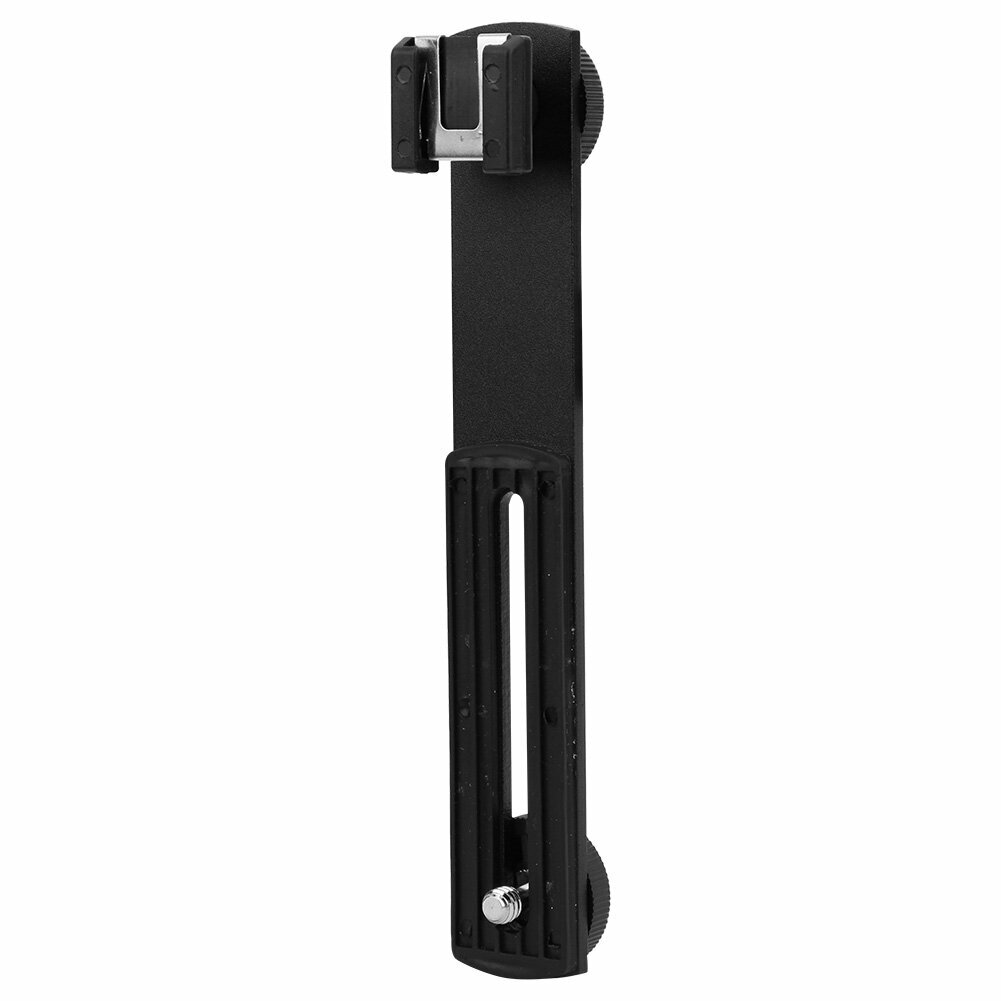 Внешний кронштейн для вспышки из алюминиевого сплава с двумя головками, крестообразная перекладина для крепления на стойку для фотосъемки, прочный аксессуар