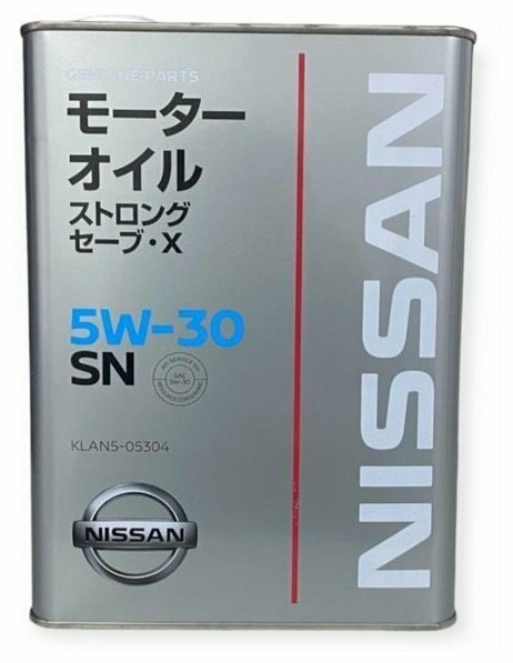 Масло моторное NISSAN STRONG SAVE X SN 5W-30 4 л Klan5-05304