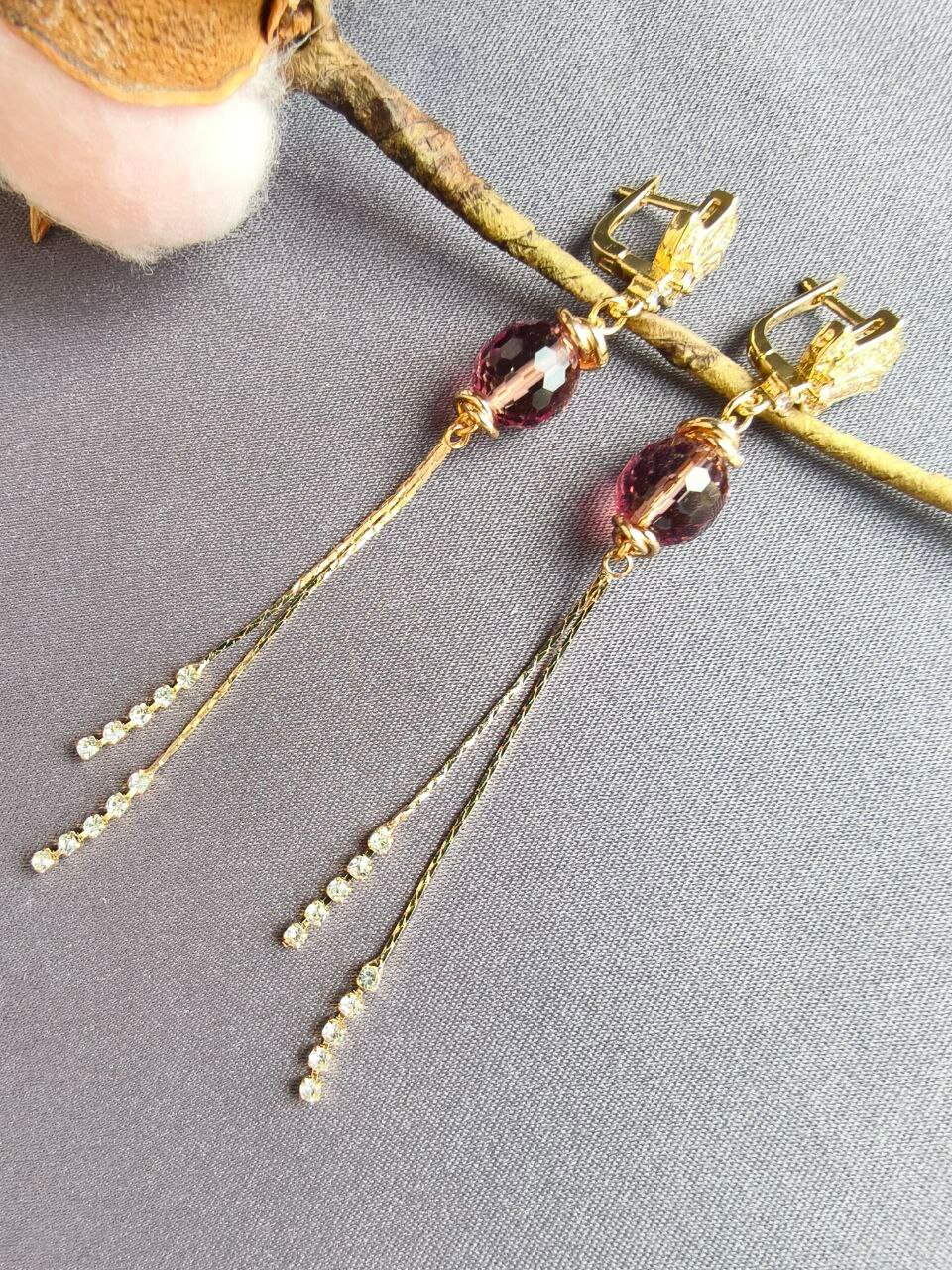 Серьги с подвесками