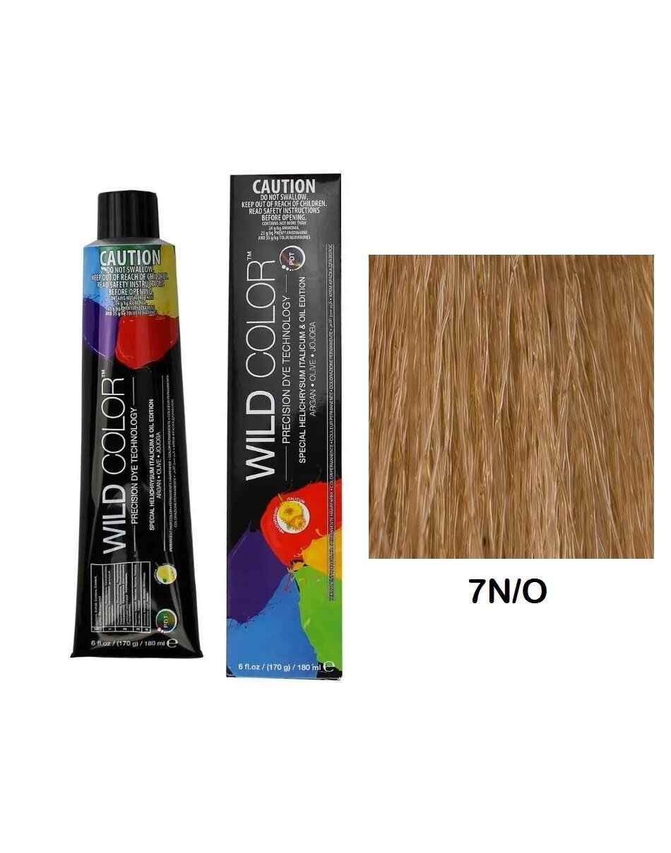 Wild Color Стойкая краска для волос 180 мл - Wild Color 7N/O Блонд