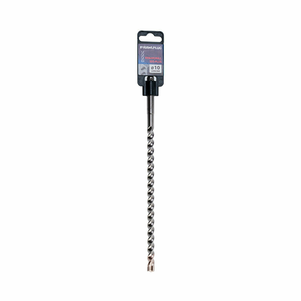 Бур SDS-plus Rawlplug Rebardrill 10х260 мм усиленный (RT-SDSR-10/260)