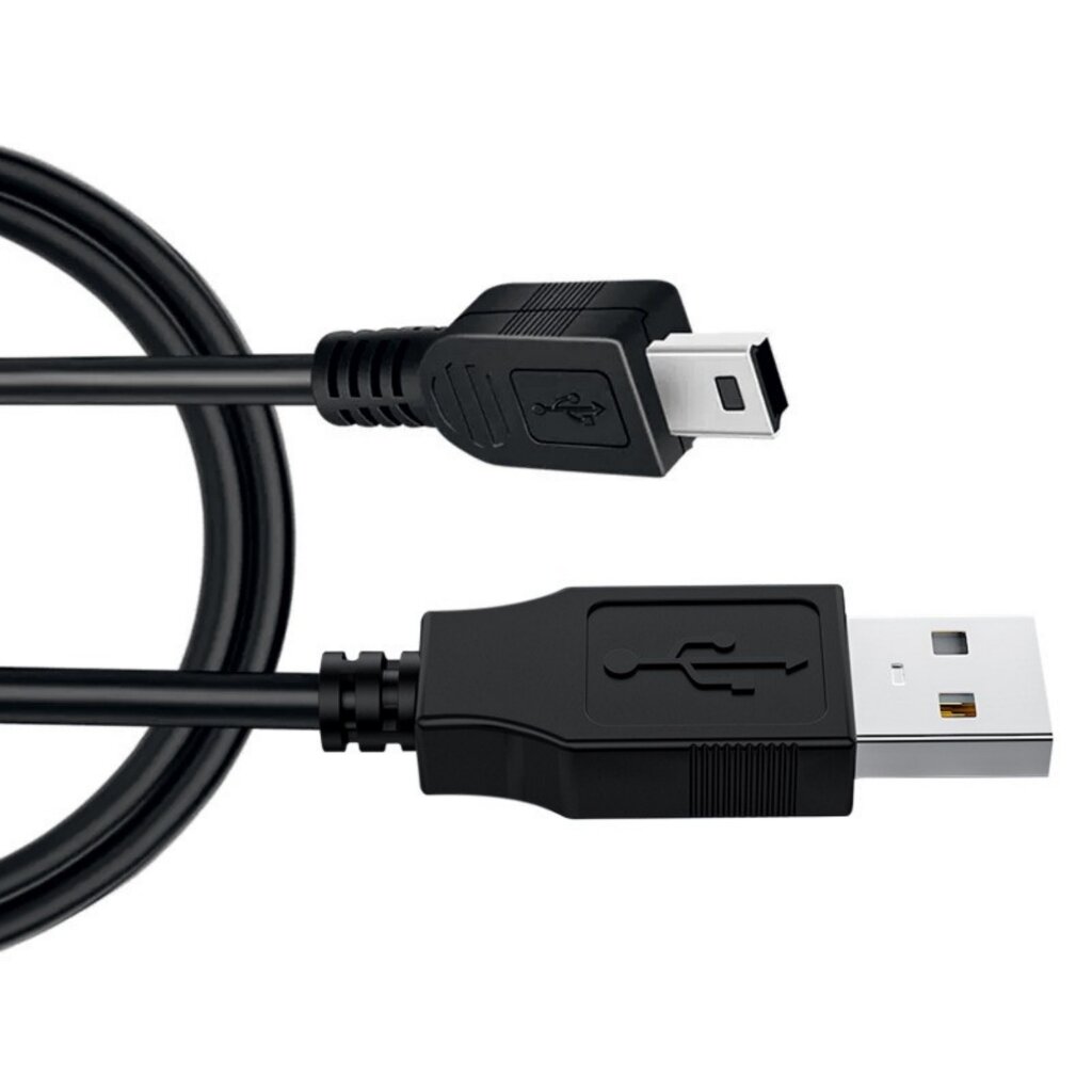 Трапециевидный Т-образный Мини-USB-кабель Для зарядки USB-Кабель для передачи данных для быстрой зарядки и передачи данных длиной 80 см