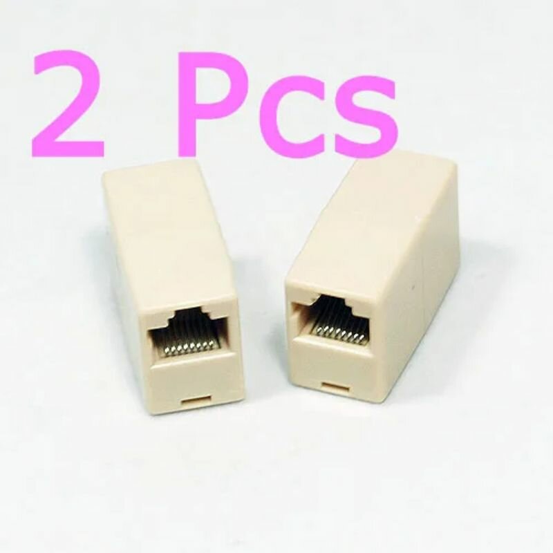 Разъем RJ45, адаптер Ethernet CAT5/5E, удлинитель 8P8C, соединительный адаптер для удлинительного кабеля LAN