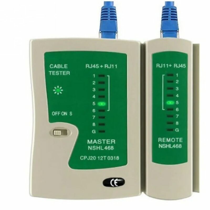 Тестер сетевого кабеля RJ45 RJ11 RJ12 Cat5 Cat6 UTP LAN Тестер сетевого кабеля Детектор телефонной линии Инструмент для отслеживания