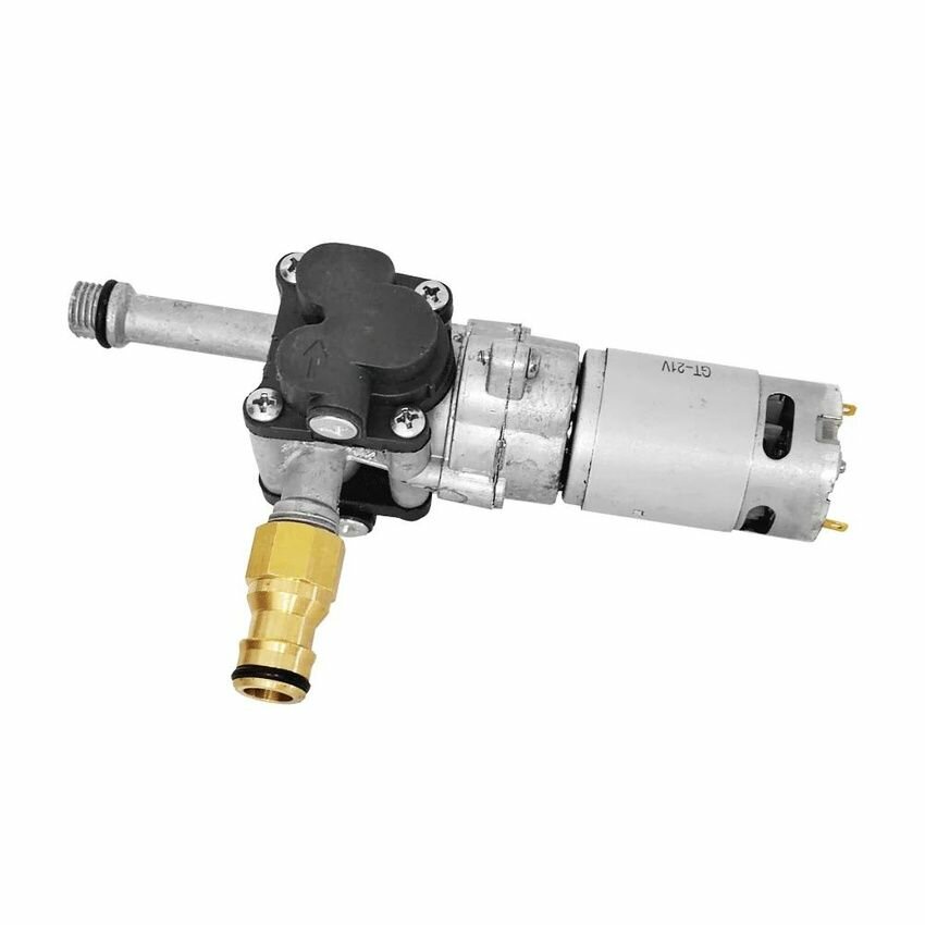 Насос высокого давления для мойки из цинкового сплава и нержавеющей стали, прочный и долговечный, для эффективной очистки, с плунжером и шестерней, компактный и удобный в установке